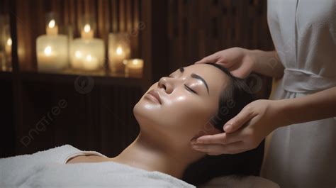 Fondo Rostro Femenino Recibiendo Masajes En El Spa En Spa Spa De Día En El Hotel Fondo Salon De