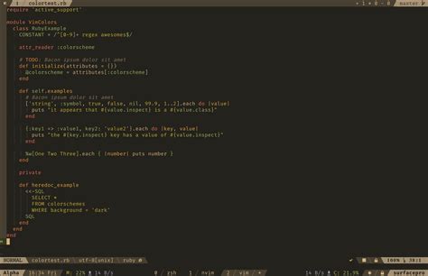 GitHub Kooparse Vim Color Desert Night Dark Warm Eye Friendly