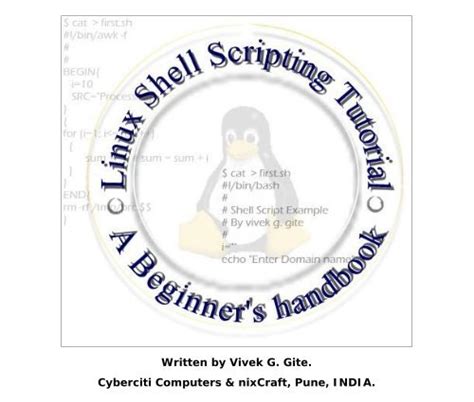 linux shell scripting tutorial v1 05r3 a beginner s handbook