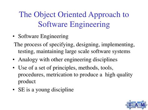 ppt the object oriented approach to software engineering powerpoint presentation id 1363898