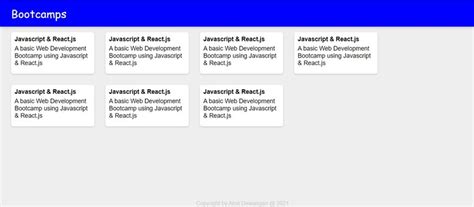 Simple Website Using React Js Devpost