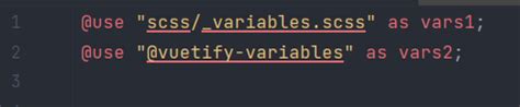 Nuxt Js Webstorm Does Not See The Aliases Of Sass Files In Nuxt
