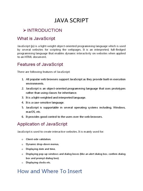 javascript basics for beginners pdf control flow java script