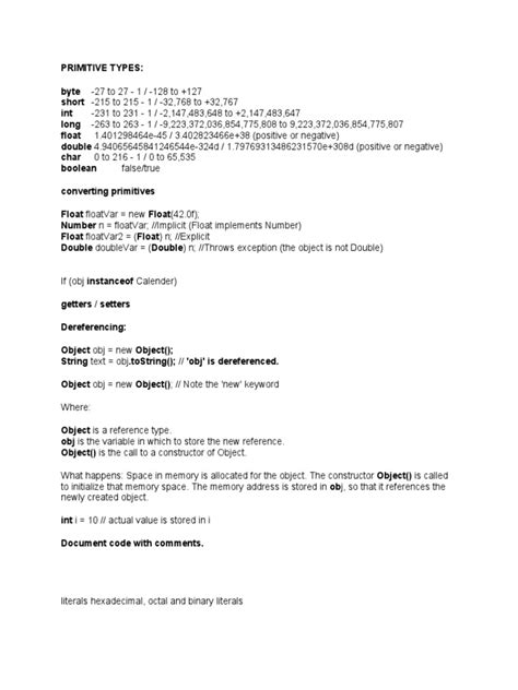 exploring java primitive types arrays strings and related concepts pdf array data