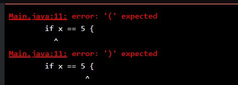 Types Of Error In Java Naukri Code