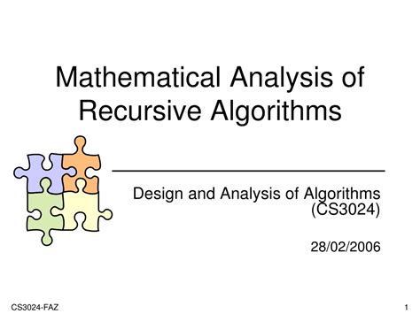ppt mathematical analysis of recursive algorithms powerpoint presentation id 9728644