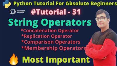 String Operators In Python Concatenation Replication Membership