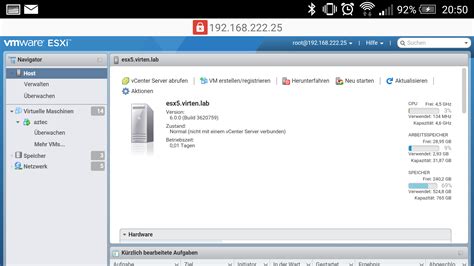 VMware Host Client HTML5 Based Web Client On Android Virten Net