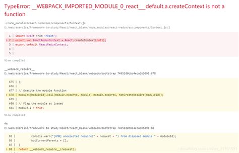 typeerror webpack imported module 0 react default a createcontext is not a function 程序员大本营