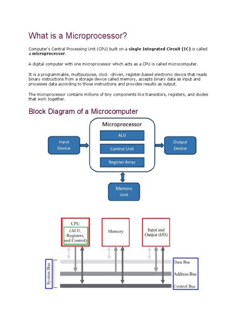 microprocessor and interfacing unit 1 pdf central processing unit microprocessor