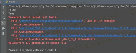 python 中 valueerror i o operation on closed file 错误 迹忆客