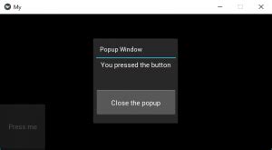 Python Widget De Pop Up No Kivy Usando Arquivo Kv Acervo Lima