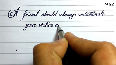 How To Write Pretty Cursive Handwriting