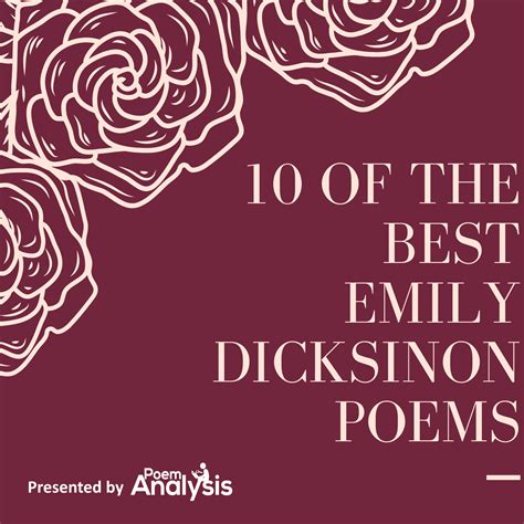 10 Of The Best Emily Dickinson Poems Poet Lovers Must Read
