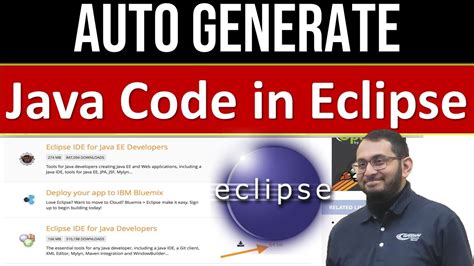How To Auto Generate Java Class Code In Eclipse Automate Java Coding