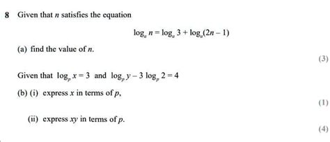 solved given that n satisfies the equation logâ‚ n logâ‚ 3 logâ‚ 2n 1 find the value of