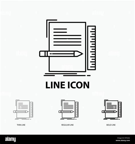 code coding file programming script icon in thin regular and bold line style vector