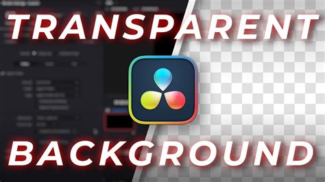 Export Video With A Transparent Background In Davinci Resolve Youtube