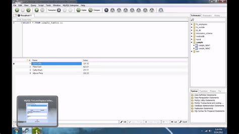 how to use mysql find and replace software youtube
