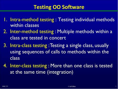 testing object oriented software concepts and definitions ppt download