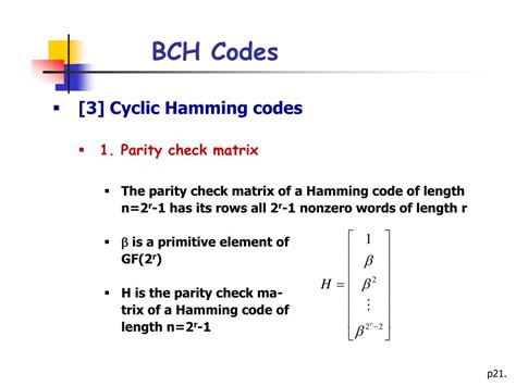 ppt bch codes powerpoint presentation free download id 3405744