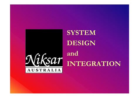 pdf system design and integration niksar presentation pdf · ο analysis design build