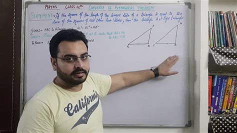 converse of pythagoras theorem triangles class 10th maths ncert youtube