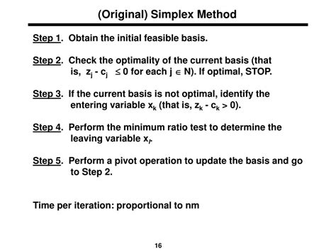 ppt the revised simplex method powerpoint presentation free download id 6592034