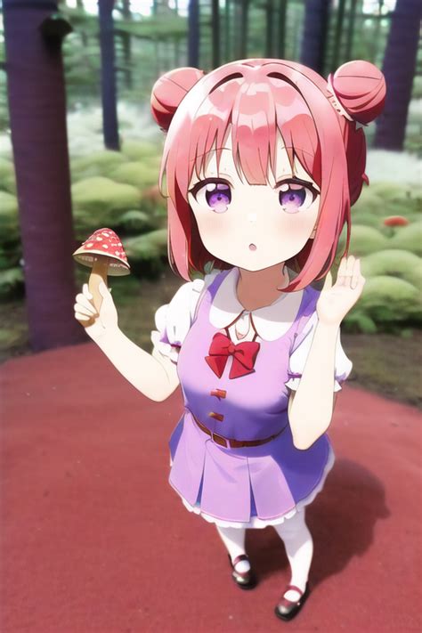 Akaza Akari Yuru Yuri Generated By Friddledeedoo Using Novelai Aibooru