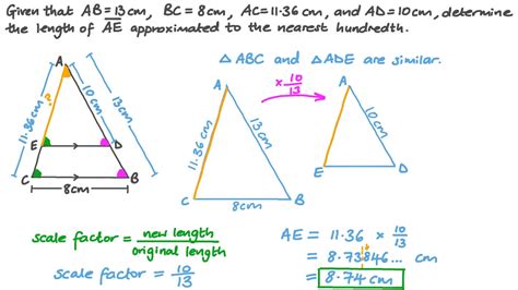 how to work out similar triangles