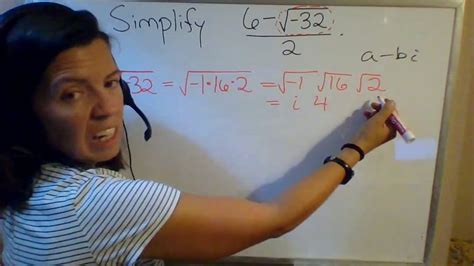 simplify a complex number youtube