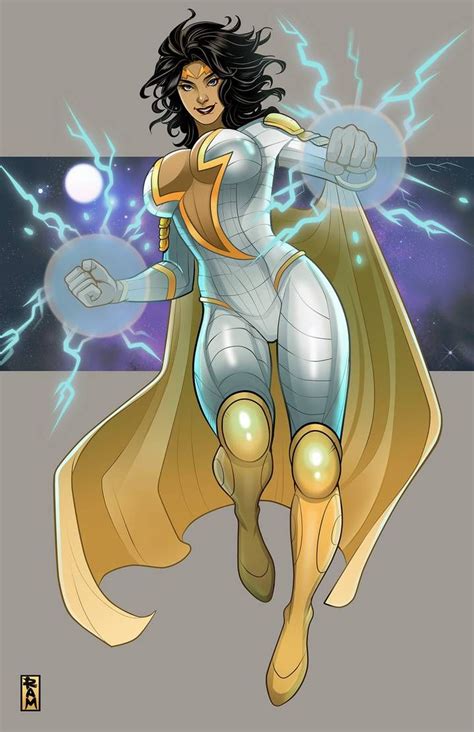 Thunder Woman By Ramartwork On Deviantart Dc Comics Artwork Superhero Art Character Art