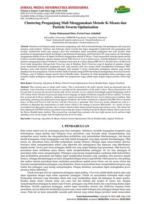 pdf implementasi metode k means clustering pada sistem rekomendasi sexiz pix