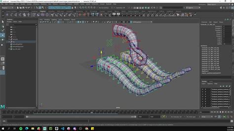 automatic tentacle procedural rigging with python youtube
