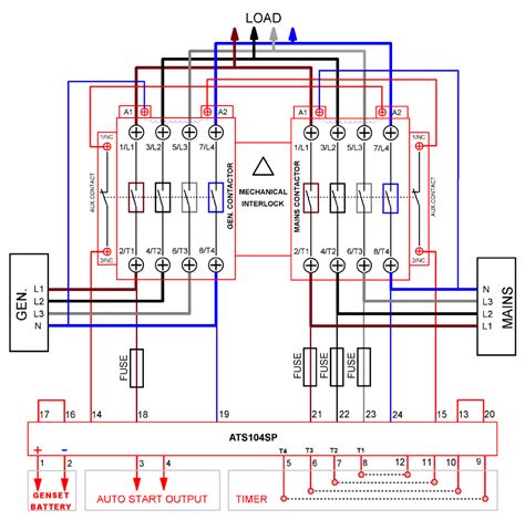 Automatic Changeover Circuit Diagram