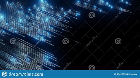 binary code background abstract technology digital binary data and secure data concept 3d