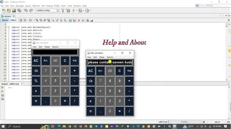 create the calculator using the awt components pcjt s a d java youtube