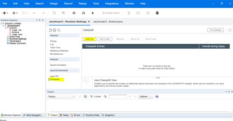 How To Add External Jars In LoadRunner Java Vuser Scripts