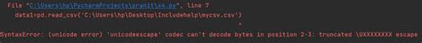 How To Fix Unicodedecodeerror When Reading Csv File In Pandas With Python