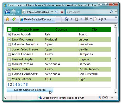 bulk delete multiple rows in aspnet gridview control using checkboxes