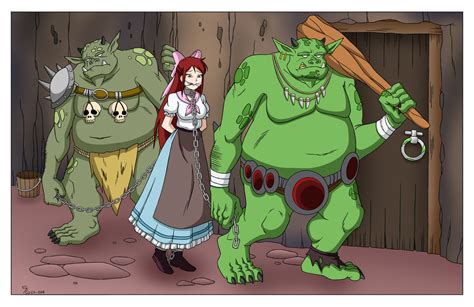 Prisoner Of The Orcs Color Commission By The Sakura Samurai On Deviantart