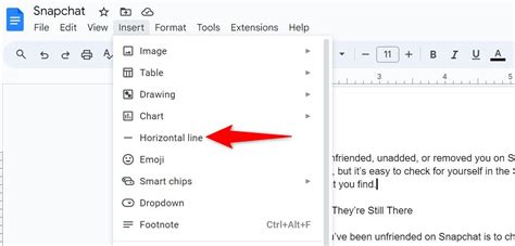 Step By Step Guide Adding A Line In Google Docs
