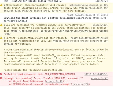 Reactjs Reactjs Not Connecting To Localhost Ganache On Ec2 Errconnectionrefused 12700