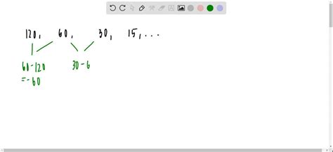 solved determine whether each sequence is arithmetic if it is find the common difference 120
