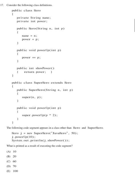 Solved Q17 Answer Is D Q40 Ans Is A Should Subclass Object Chegg