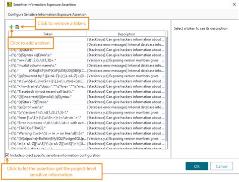 sensitive information exposure assertion readyapi documentation