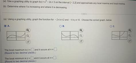 [answered] a use a graphing utility to graph f x x 2x 3 on the interval kunduz