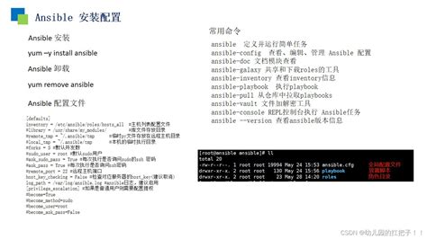 ansible的介绍与使用，讲课时候使用的，仅供参考 csdn博客