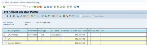 FBL3n GL Line Item Display Sapsharks