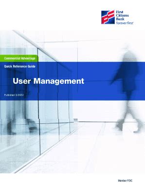 Fillable Online Managing Users Quick Reference Guide Managing Users